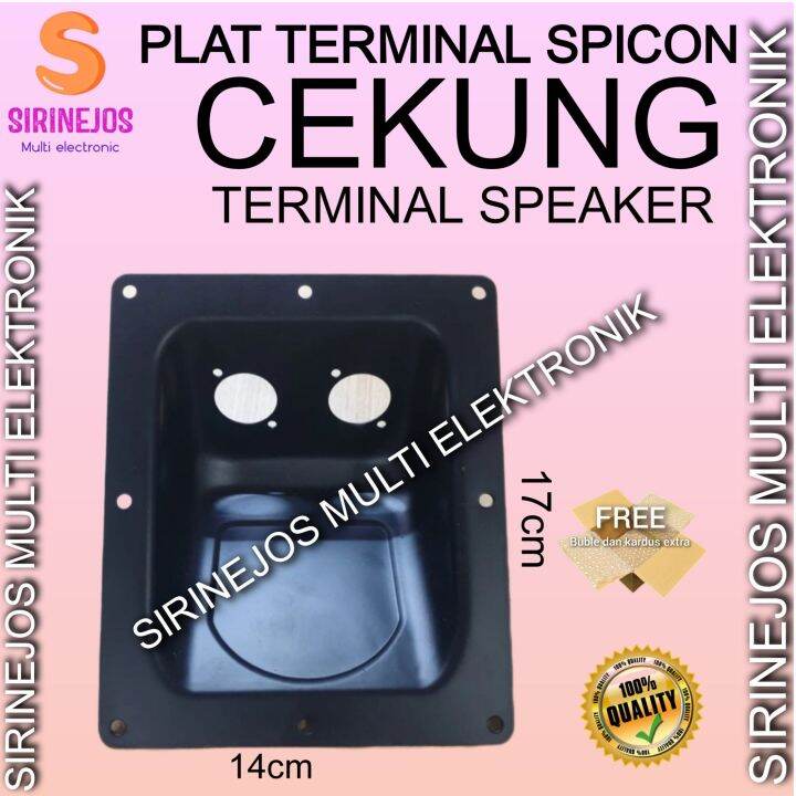PANEL PLAT BESI COAK SPIKON PELAT BESI TERMINAL SPEAKON SPICON BESI ...