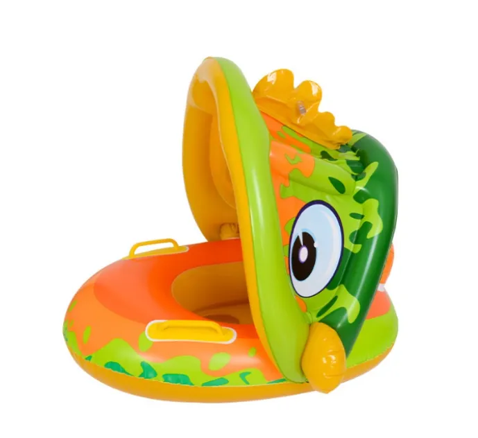 Large swimming circle with handrail salbabida for baby swim awning ...