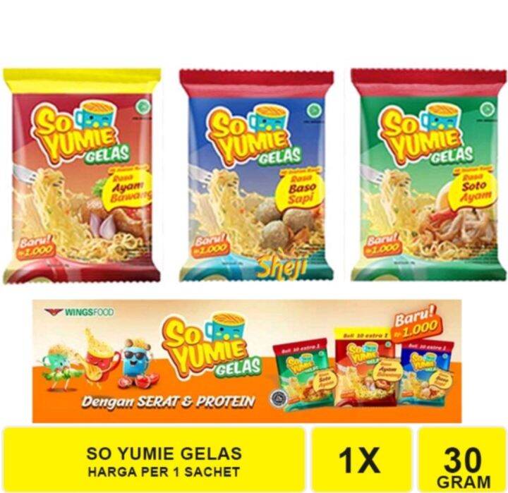 So yumie mie gelas isi 1 pcs | Lazada Indonesia
