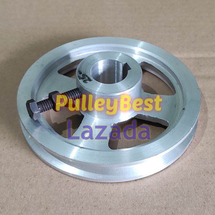 Pulley pully 5 inch as 25 mm jalur A1 pully alumunium | Lazada Indonesia