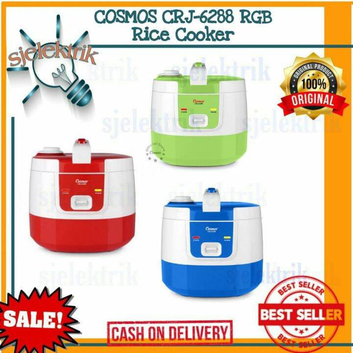 Cosmos CRJ 6288 Harmond Spektrum RGB Rice Cooker /Penanak Pemasak Nasi ...