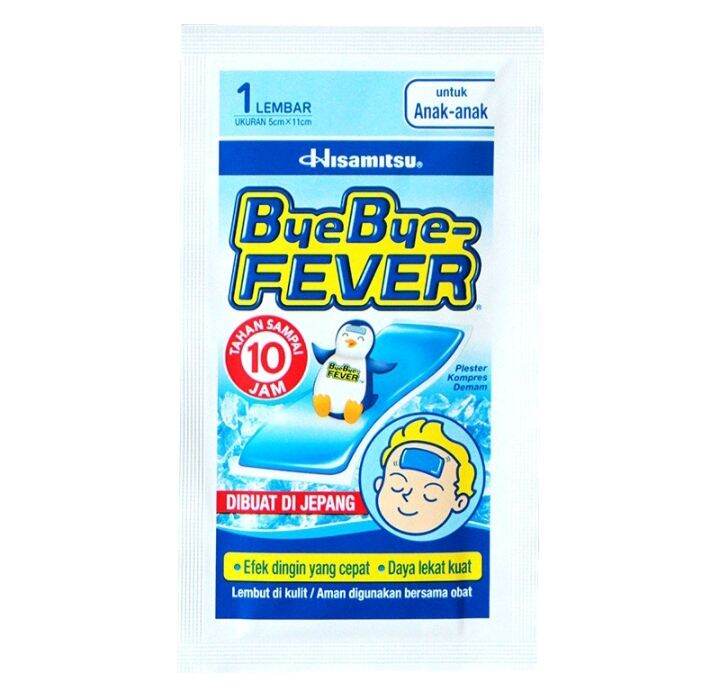 Bye Bye Fever Anak 1 Sachet | Kompres Demam untuk Anak | Lazada Indonesia