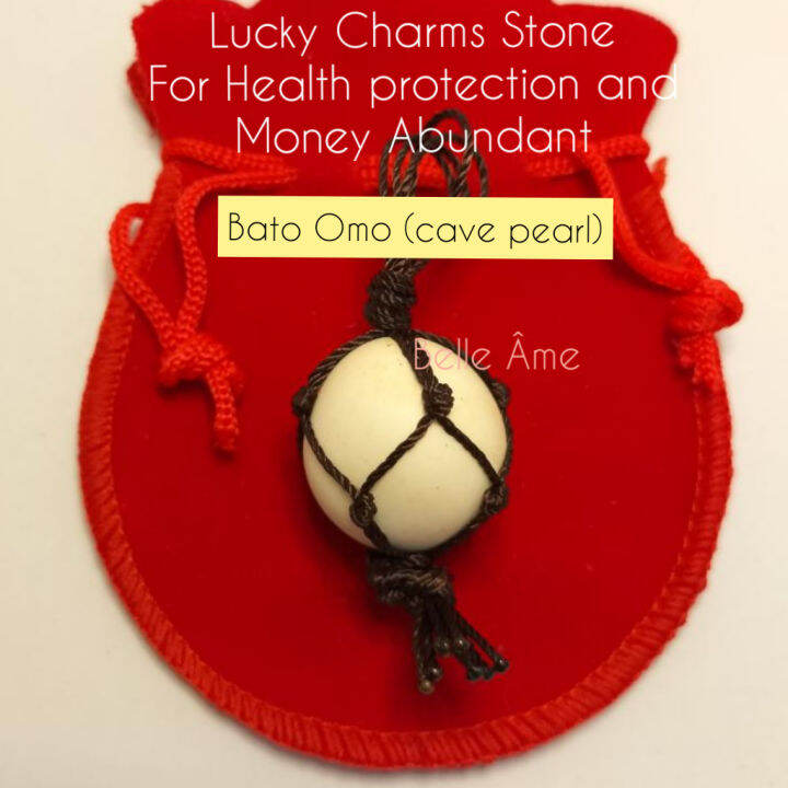 Bato Omo (Cave Pearl)1pc Only with Red Pouch and Freebies ...