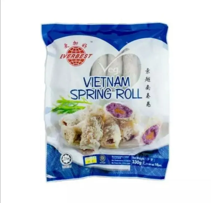 Everbest VEGETARIAN FROZEN VIETNAM SPRING ROLL (10PCS) (330G) 更加好越南春卷 ...