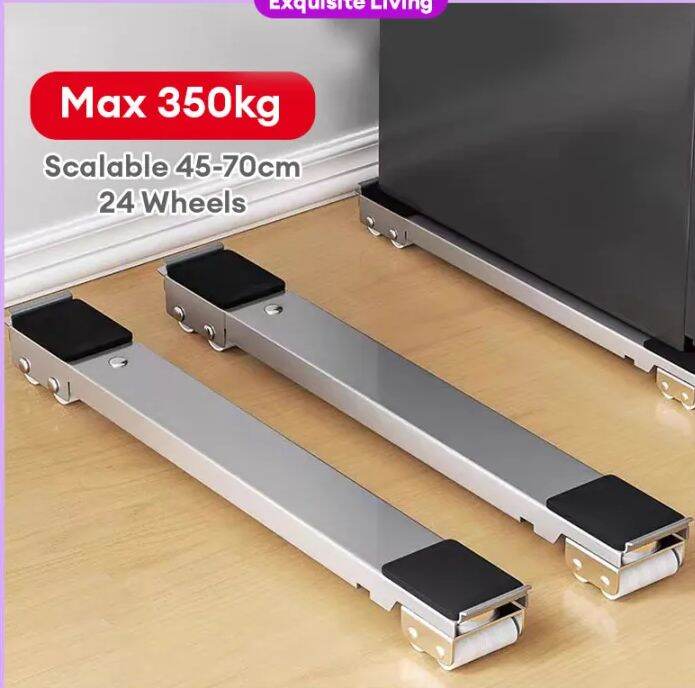 【Available】1 Pair Adjustable Roller Furniture Mover Washing Machine ...