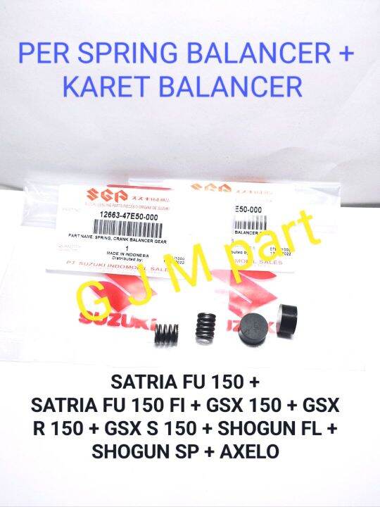 KARET PER SPRING RUBER BALANCER SUZUKI SATRIA FU 150 AXELO SHOGUN SP SHOGUN FL GSX 150 BANDIT ...