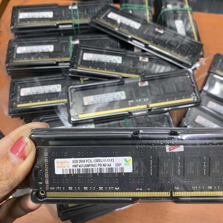 MEMORY RAM PC 8GB DDR3 2Rx8 PC3L-12800U FOR PC DESTOP/MINI PC ...
