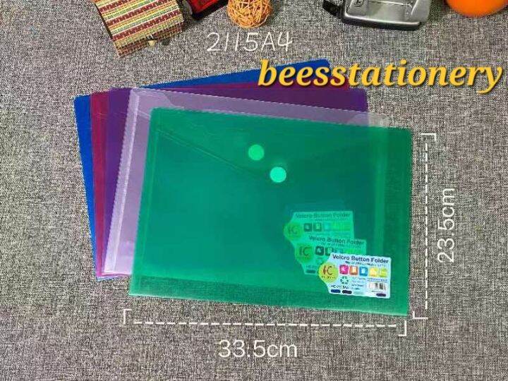 2115 A4 velcro folding file (harizontal) | Lazada