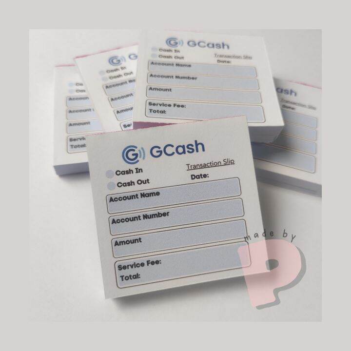 Gcash Receipt Slip Mini size 100 sheets | Lazada PH