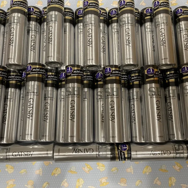 Gatsby SUPER HARD SET & KEEP SPRAY 180ml แกสบี้ สเปรย์จัดแต่งทรงผมชนิด ...