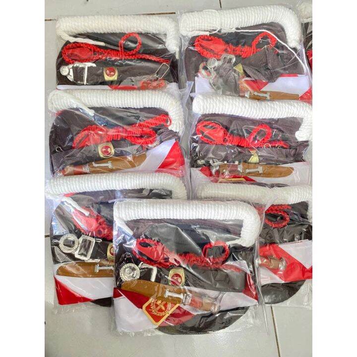 SATU SET PERLENGKAPAN PRAMUKA SD | ALAT PRAMUKA LAKI LAKI | ATRIBUT ...