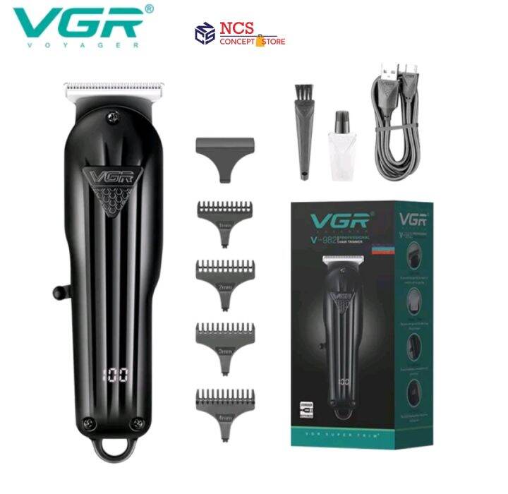 VGR V-982 Zero Adjustable Professional Rechargeable Hair trimmer Metal ...