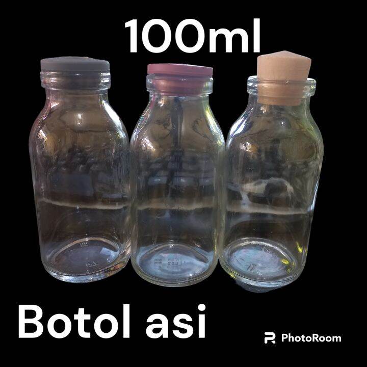 botol asi 100ml, botol kaca 100ml | Lazada Indonesia
