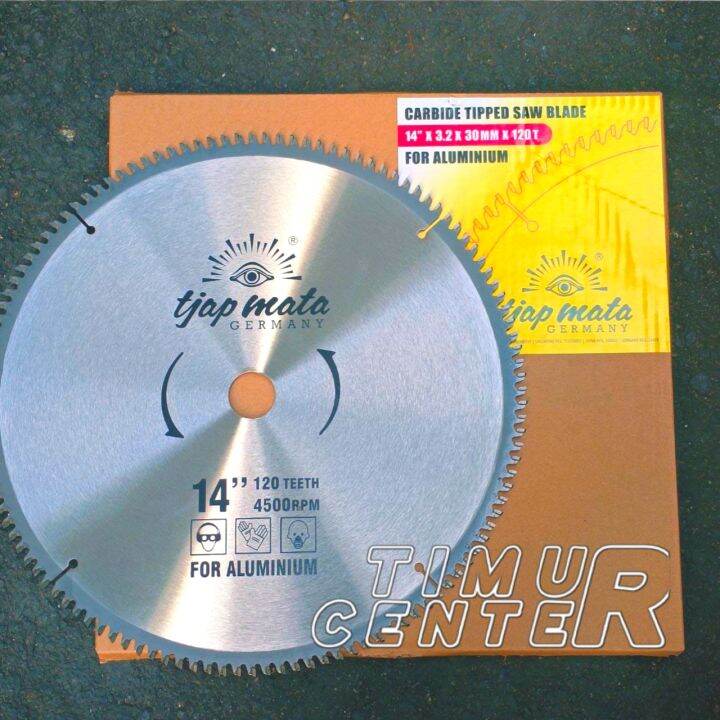 Gergaji Alumunium 14 inch 120T Tjap Mata Original Germany Gergaji ...
