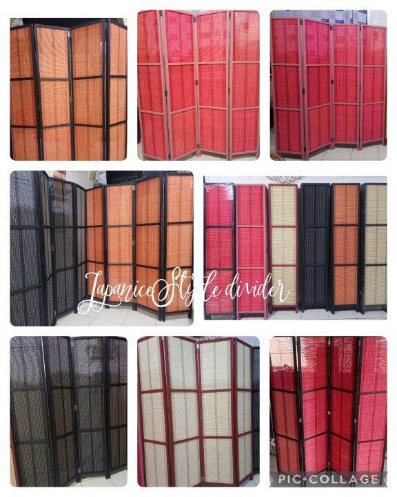 FOLDING 4PANEL WALL DIVIDER/ROOM PARTITION/JAPANESE STYLE DIVIDER ...