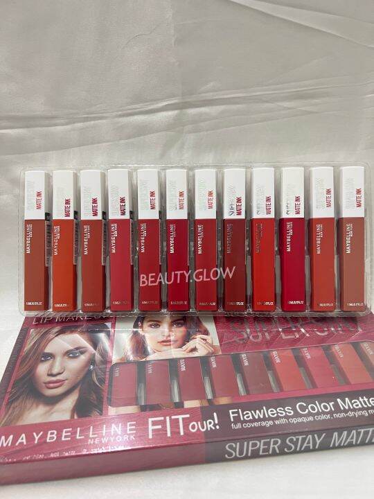 [SET ISI 12] Lipcream Maybelline SuperStay Matte Ink / Lipcream ...