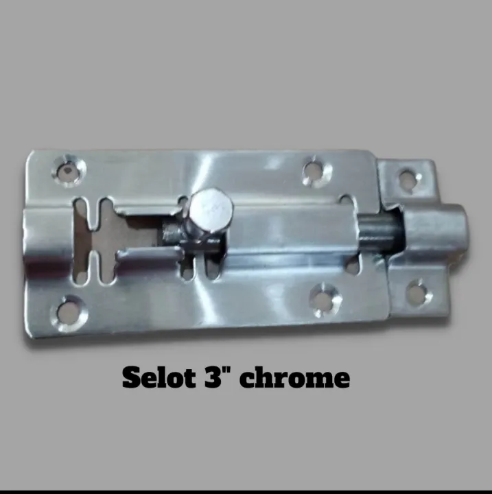 Grendel Slot Selot Pintu Jendela 3 inch | Lazada Indonesia