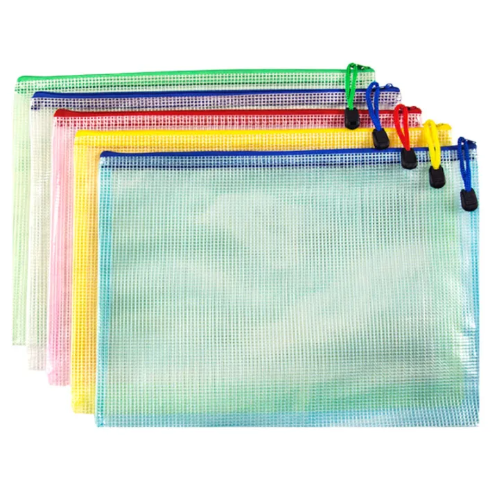 A4 File Bag Transparent Mesh Bag Waterproof Thickened Subject File ... A4 File Bag Transparent Mesh Bag Waterproof Thickened Subject File ...