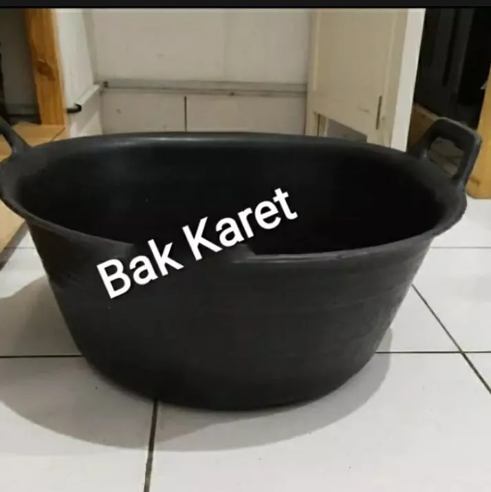 BAK KUPING / BASKOM KUPING KARET / BAK AIR HITAM ANTI PECAH DARI ...