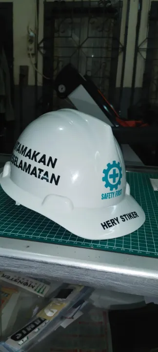stiker helm proyek | Lazada Indonesia