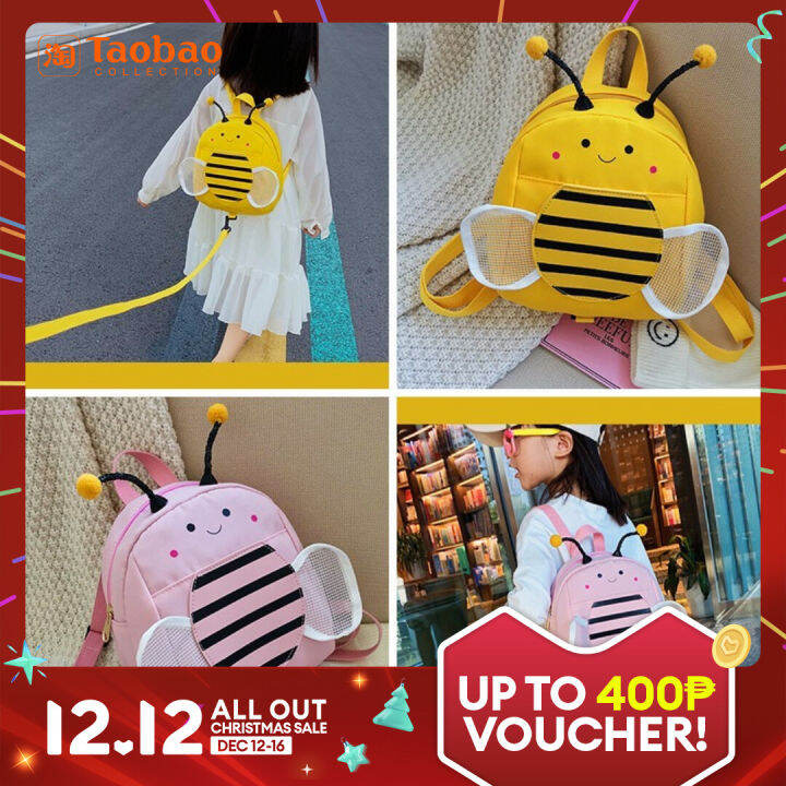 Kindergarten Backpack Cute Cartoon Anti-Lost Backpack 2-5 Years Old 3 ...