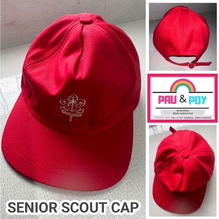SENIOR SCOUT CAP/HAT(RED) | Lazada PH
