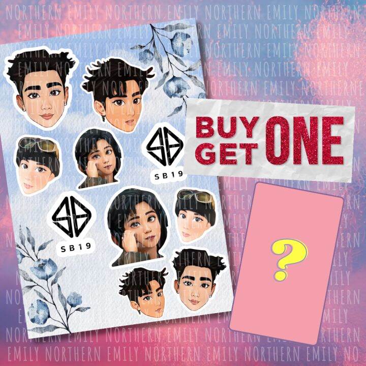 SB19 Sticker Sheet Josh Cullen Ssob Buy One Get One Free (Assorted ...