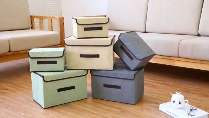 MIYA dustproof storage box kotak baju kotak simpan barang box baju ...
