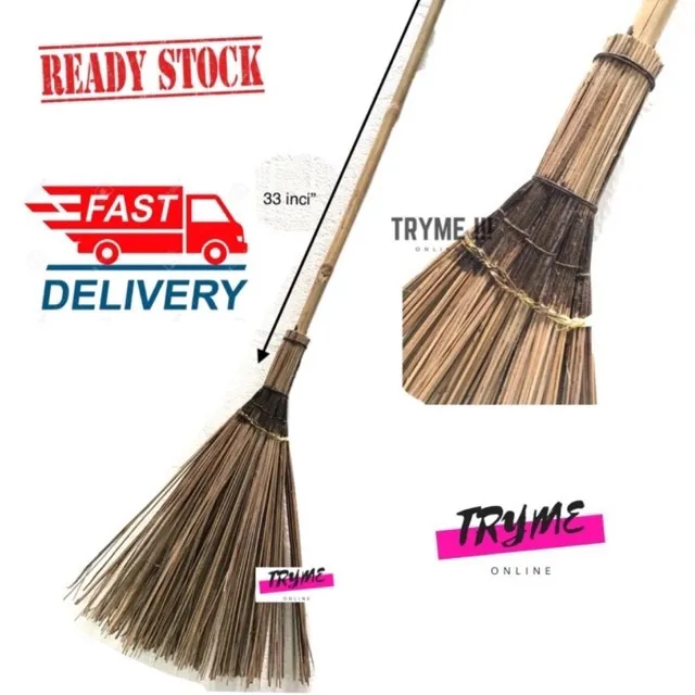 Penyapu Lidi Thailand/Penyapu Buluh/Broom (READY STOCK) | Lazada