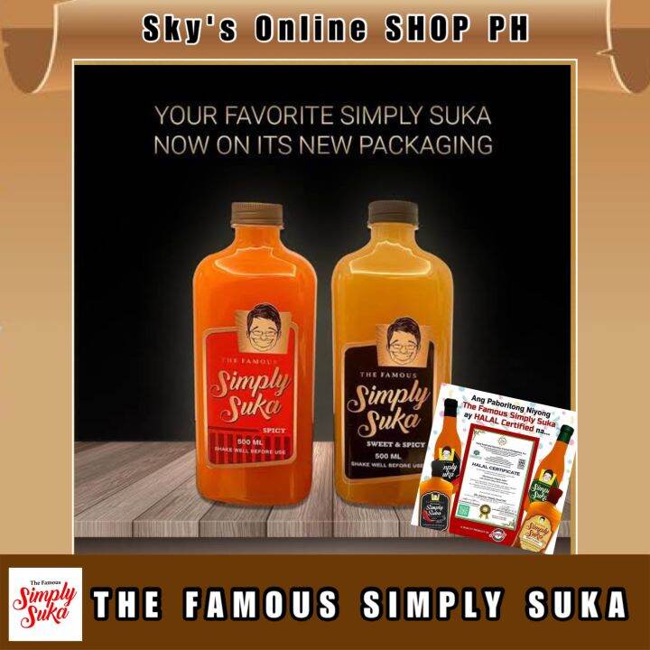 The Famous Simply Suka 500ml Spicy / Sweet & Spicy Original | Lazada PH