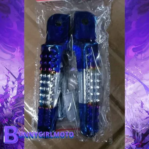 STEP NUT HONDA 2TONE BLUE SILVER FOR MOTORCYCLE :BM: | Lazada PH