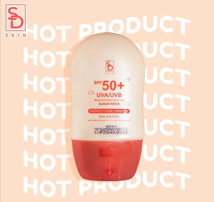 Sugar Dolls Sunscreen SPF50++ UVA/UVB Protection (60ml) with FREE ...