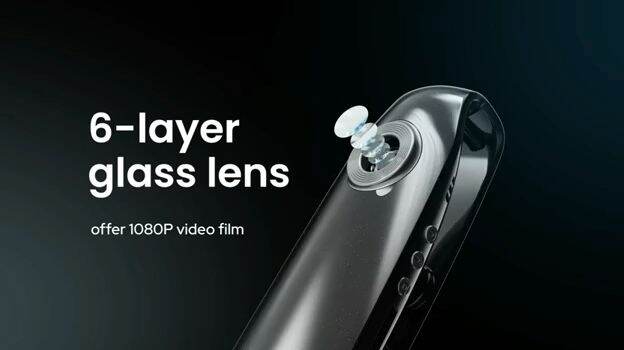 BOBLOV 007 Body Mini Action Camera HD 1080P 128GB Work 3H Sport Motion ...