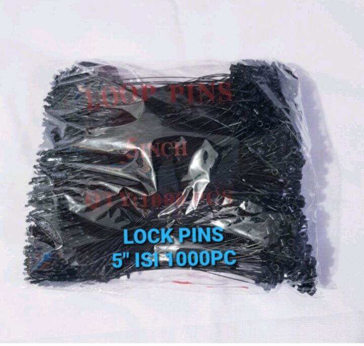 LOCK/ LOOP PINS TALI NILON BUAT PASANG MERK PANJANG 5" ISI 1000PCS | Lazada Indonesia