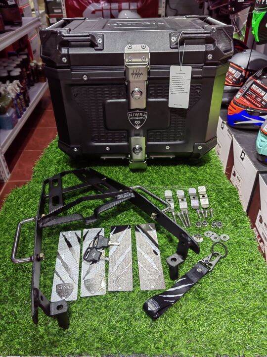 NIWRA RAPTOR V2 45L ALLOY BOX WITH RMBRACKET CLICK V1 V2 V3 125-150 ...