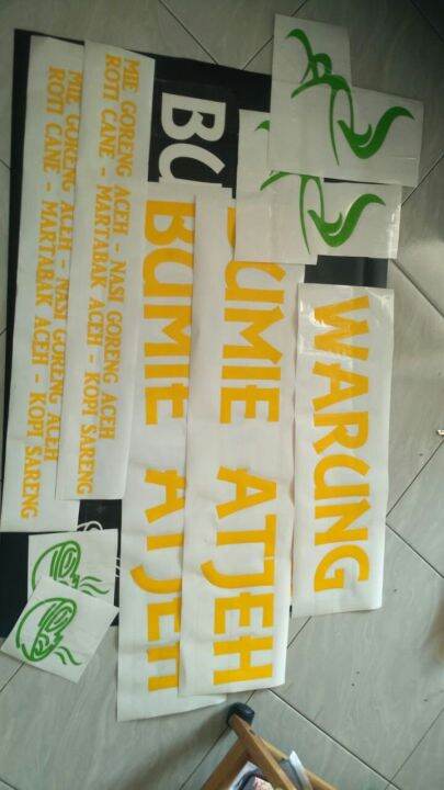 cutting sticker etalase dll | Lazada Indonesia