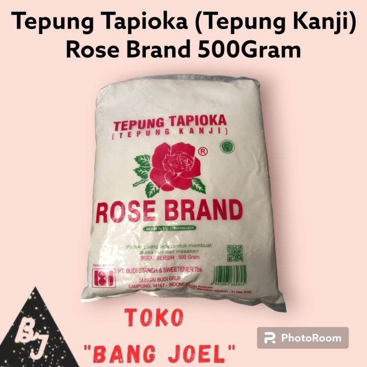 Tepung Tapioka Rose Brand 500Gram / Tepung Kanji Kemasan 500Gram ...