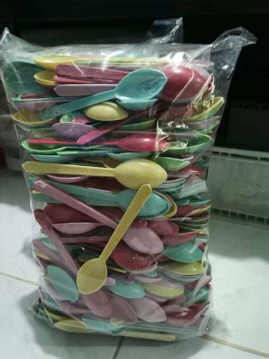 Disposable Sundae Spoon Assorted Color 1kilo | Lazada PH
