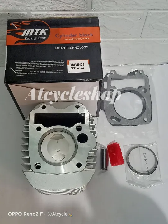 MTK CYLINDER BLOCK SET FOR WAVE 125/XRM 125 STD/54/57/60MM | Lazada PH