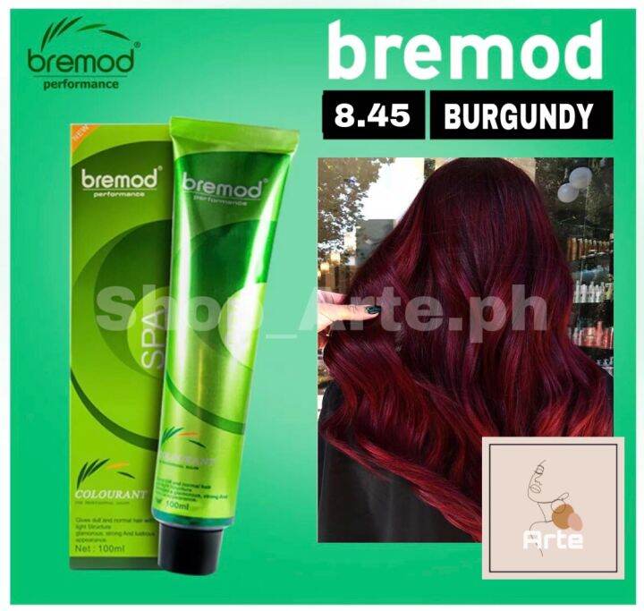 BREMOD 8.45 BURGUNDY Hair Colorant Set | Lazada PH