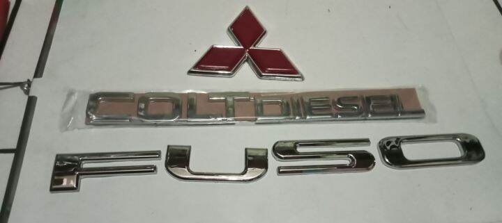emblem Fuso canter set harga sudah 3pc COLDISEL dan logo tiga berlian ...
