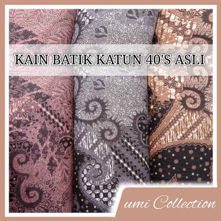 Kain Batik Meteran / Kain Batik Katun 100% ORI / Kain Batik Premium ...