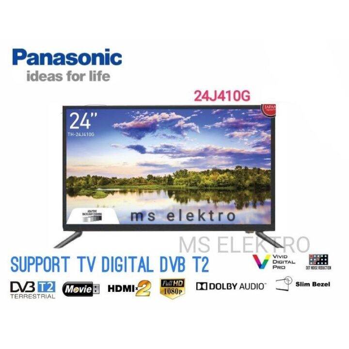 TV LED Panasonic 24 inch Digital DVBT2 support HD usb movie seri J410G ...