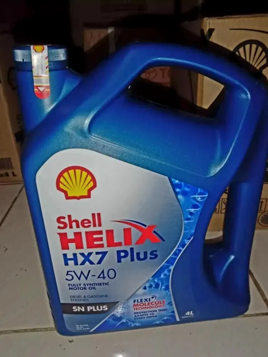 Shell HELIX HX7 PLUS 4 Liter oil Mobil... | Lazada Indonesia