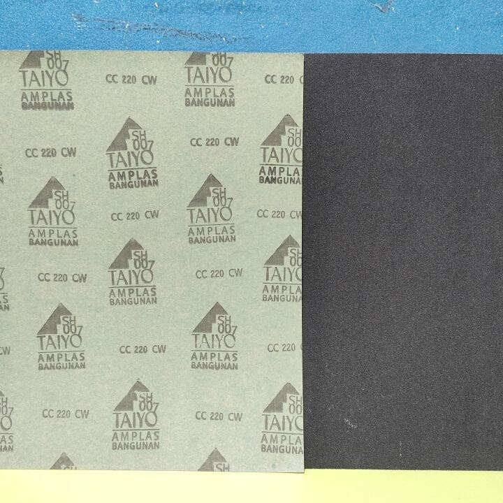 Amplas Lembaran Taiyo Grit Ukuran 220 Grit 220 Amplas Halus dan Kasar ...