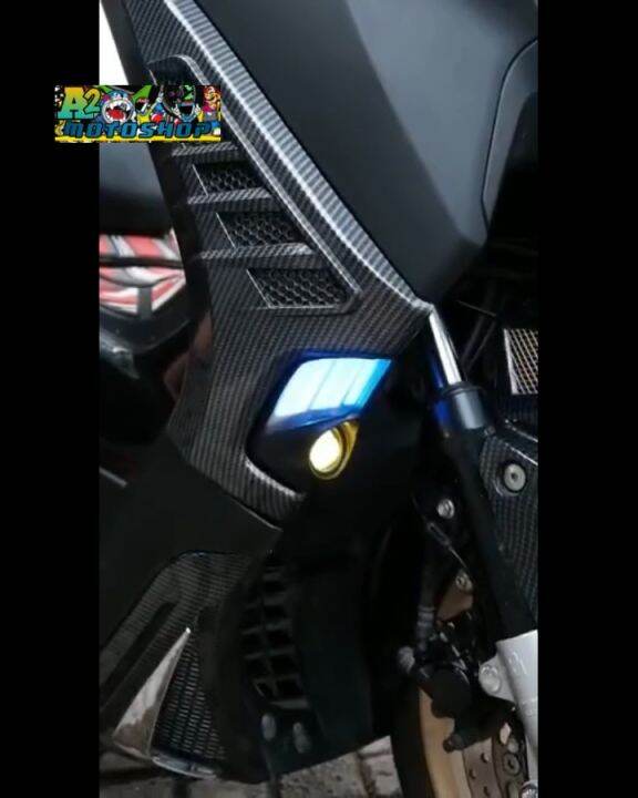 Nmax V2 Signal Light w Projector Mini Driving Light PRO J NEMO JPA Dual ...