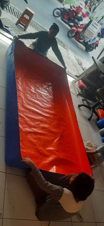 Terpal kolam ikan a5 ukuran lebar 150cm panjang 150cm tinggi 25cm | Lazada Indonesia