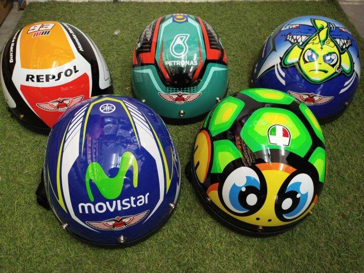 Original 100% MHR III HELMET HALF SPECIAL EDITION (TURTLE🔥SHARK🔥 ...