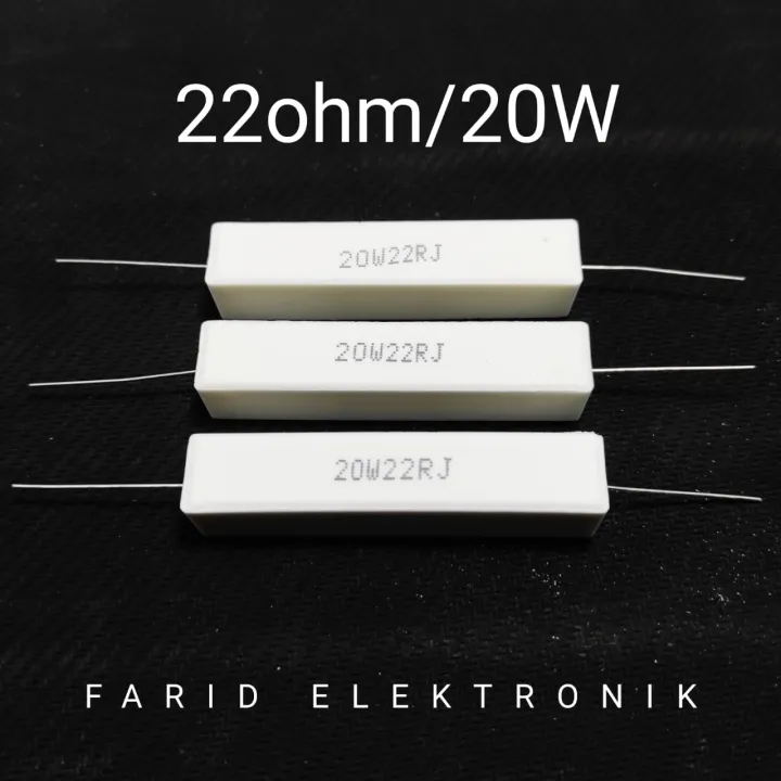 Resistor 22ohm 22 ohm 20w 20watt | Lazada Indonesia
