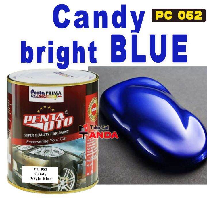 cat candy tone biru canditone biru cat motor dan mobil ukuran 1/4 ...
